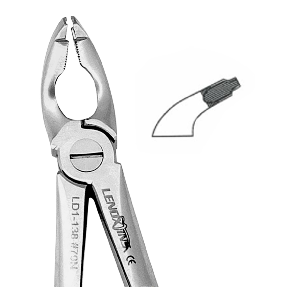 Dental Premium Deep Gripping Extracting Forceps, #79N Lower Third Molars Dental Premium Deep Gripping Extracting Forceps, #79N Lower Third Molars